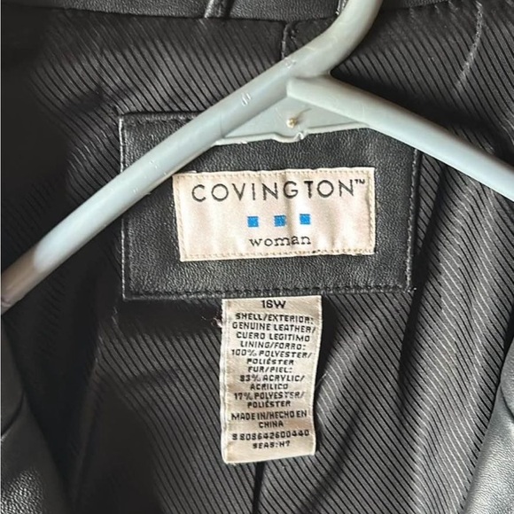 Covington | Jackets & Coats | Covington Womans Long Leather Jacket ...